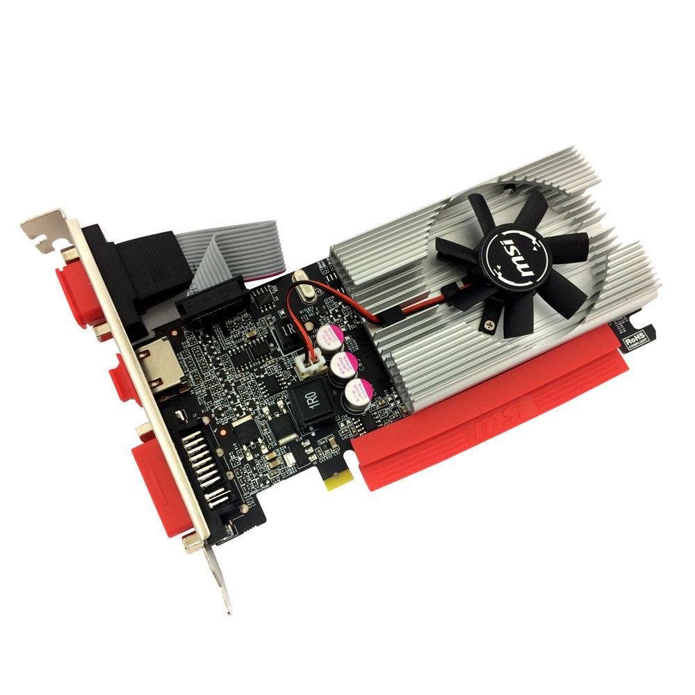 PLACA DE VIDEO NVIDIA GEFORCE GT 210 1GB DDR3 64BITS MSI (N210-MD1G/D3) HDMI/DVI/VGA - Millenium ...