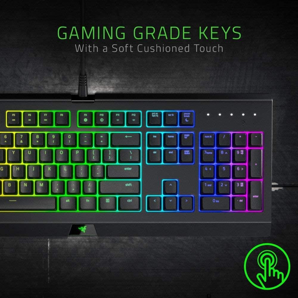 TECLADO RAZER GAMER CYNOSA CHROMA LAYOUT US PRETO USB (RZ03-02260200 ...