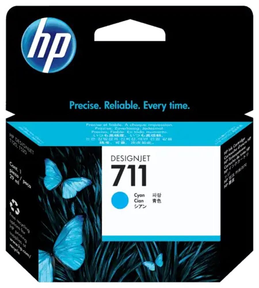 CARTUCHO HP DESIGNJET 711 CIANO (CZ130AB) 29ML - Millenium Informática