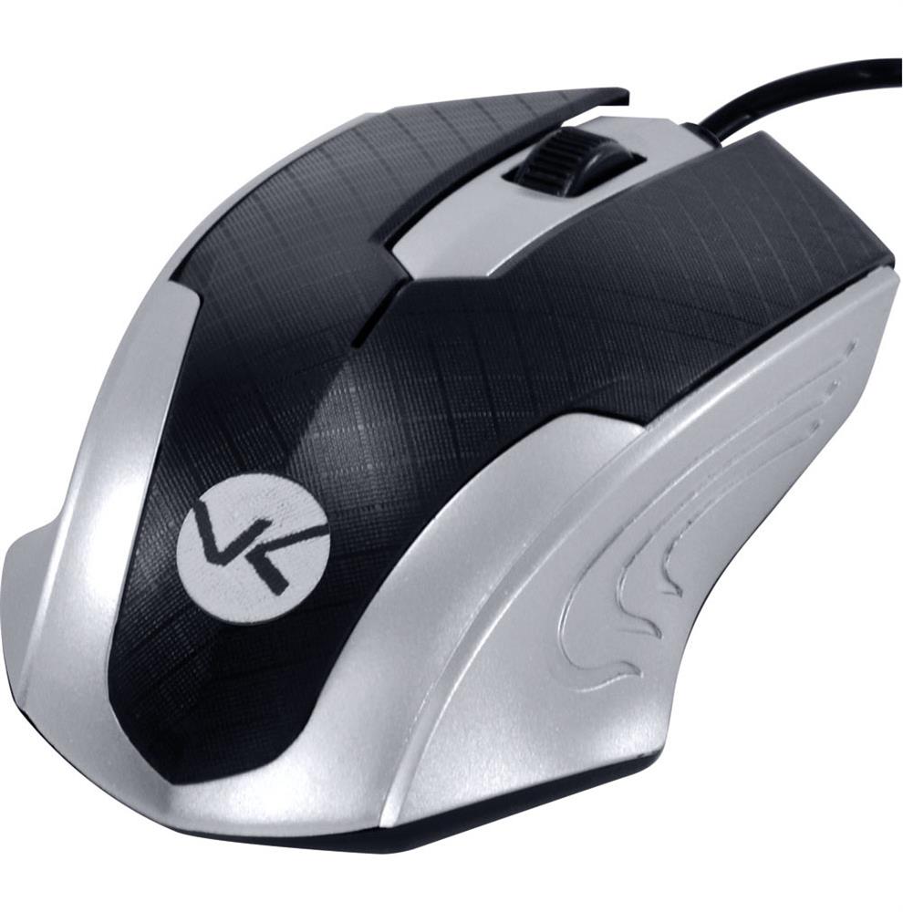 MOUSE VINIK MB71 USB 1200DPI PRETO/PRATA C/ CABO DE 1.20 METROS (23821 ...