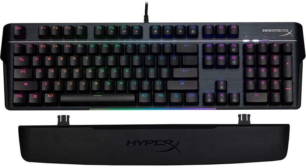 TECLADO HYPERX GAMER MARS PRETO MECANICO SWITCH BLUE RGB USB (HX-KB3BL3 ...