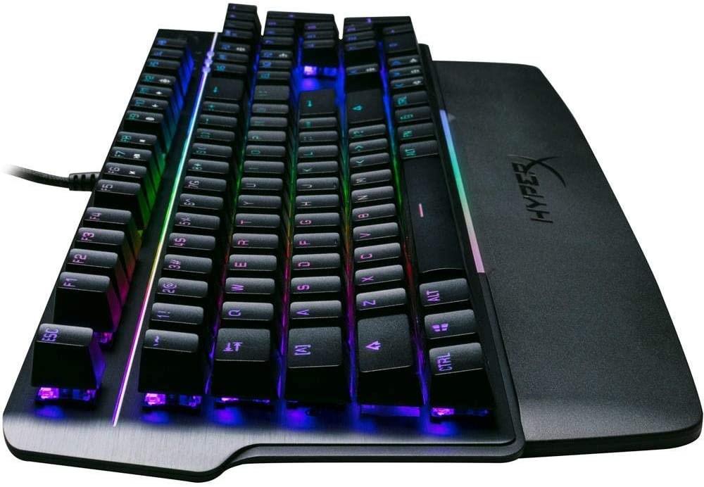 TECLADO HYPERX GAMER MARS PRETO MECANICO SWITCH BLUE RGB USB (HX-KB3BL3 ...