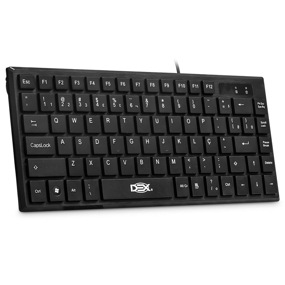 TECLADO MINI DEX LTK-667 PRETO USB C/ CABO DE 1.4 METROS - TECLAS ...