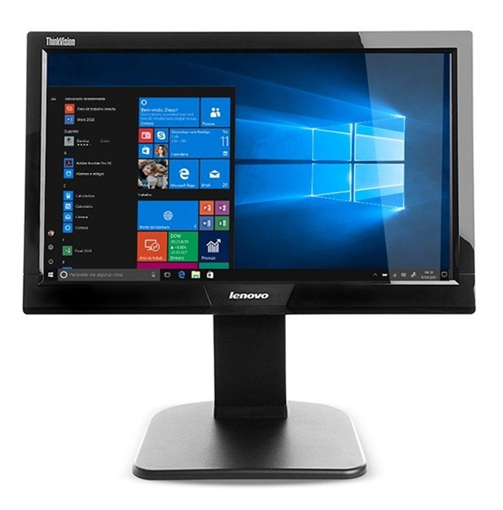 MONITOR 19.5" LENOVO LCD THINKVISION E2003B 60HZ 5MS TFT/WIDE/HD/PRETO ...