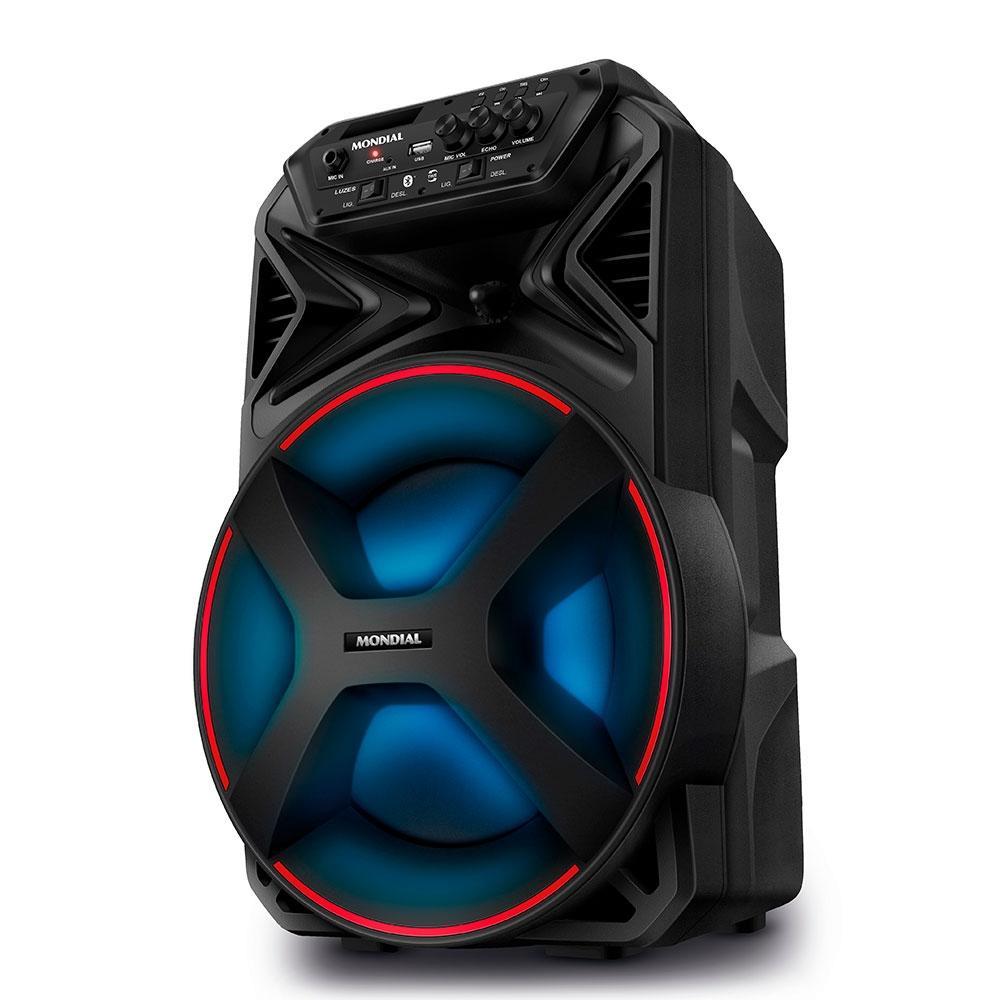 CAIXA DE SOM AMPLIFICADA MONDIAL CONNECT PARTY PLUS CM-250 250W RMS ...