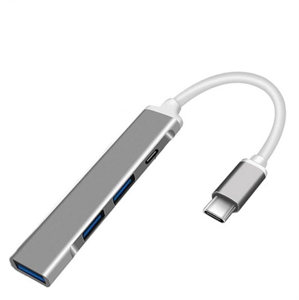 HUB USB-C 3.0 MACHO X 1 PORTA USB-A 3.0 + 2 PORTAS USB-A 2.0 + 1 PORTA ...